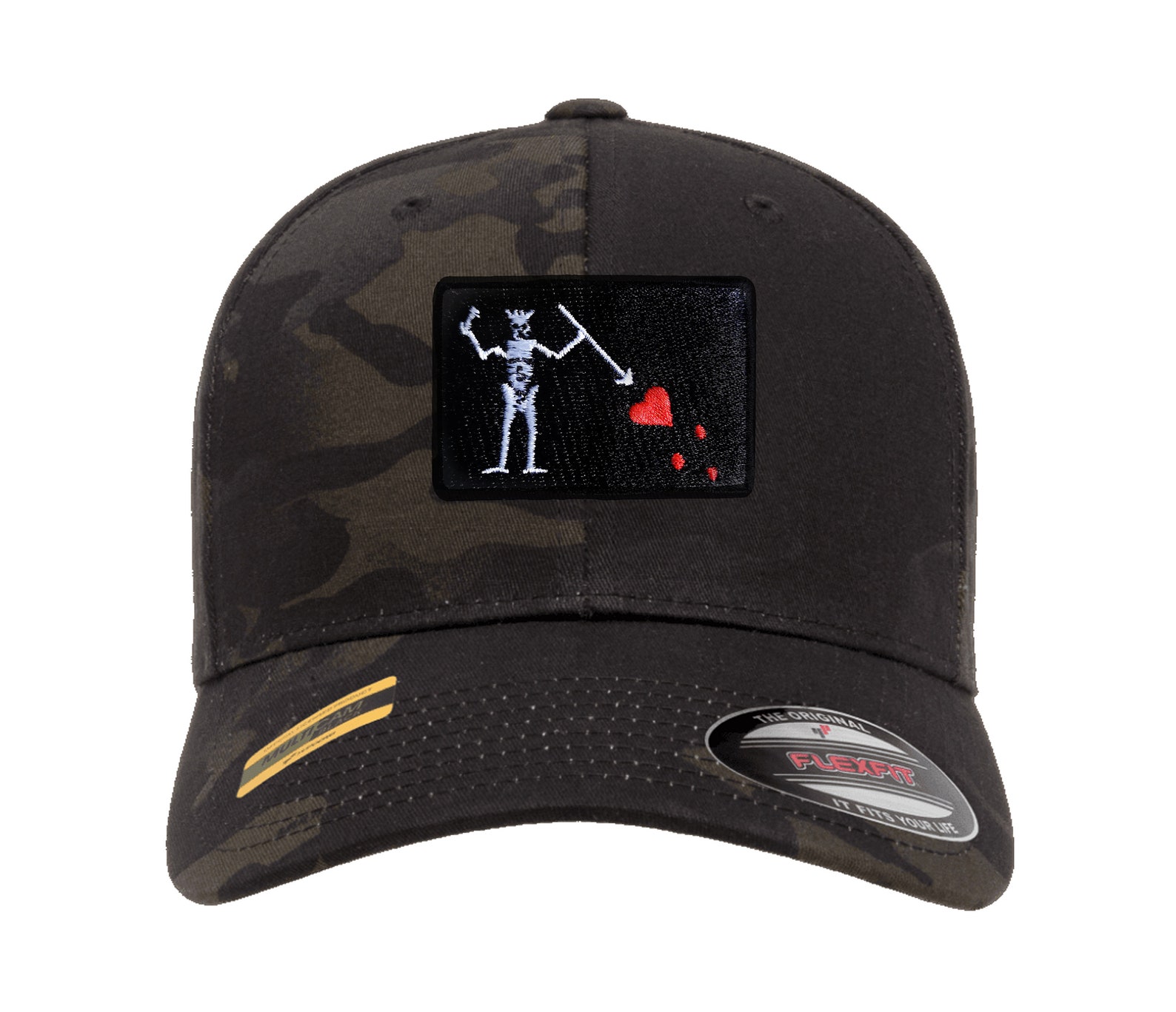 Blackbeard Flag Baseball FLEXFIT CAP HAT Official Licensed Multicam ...