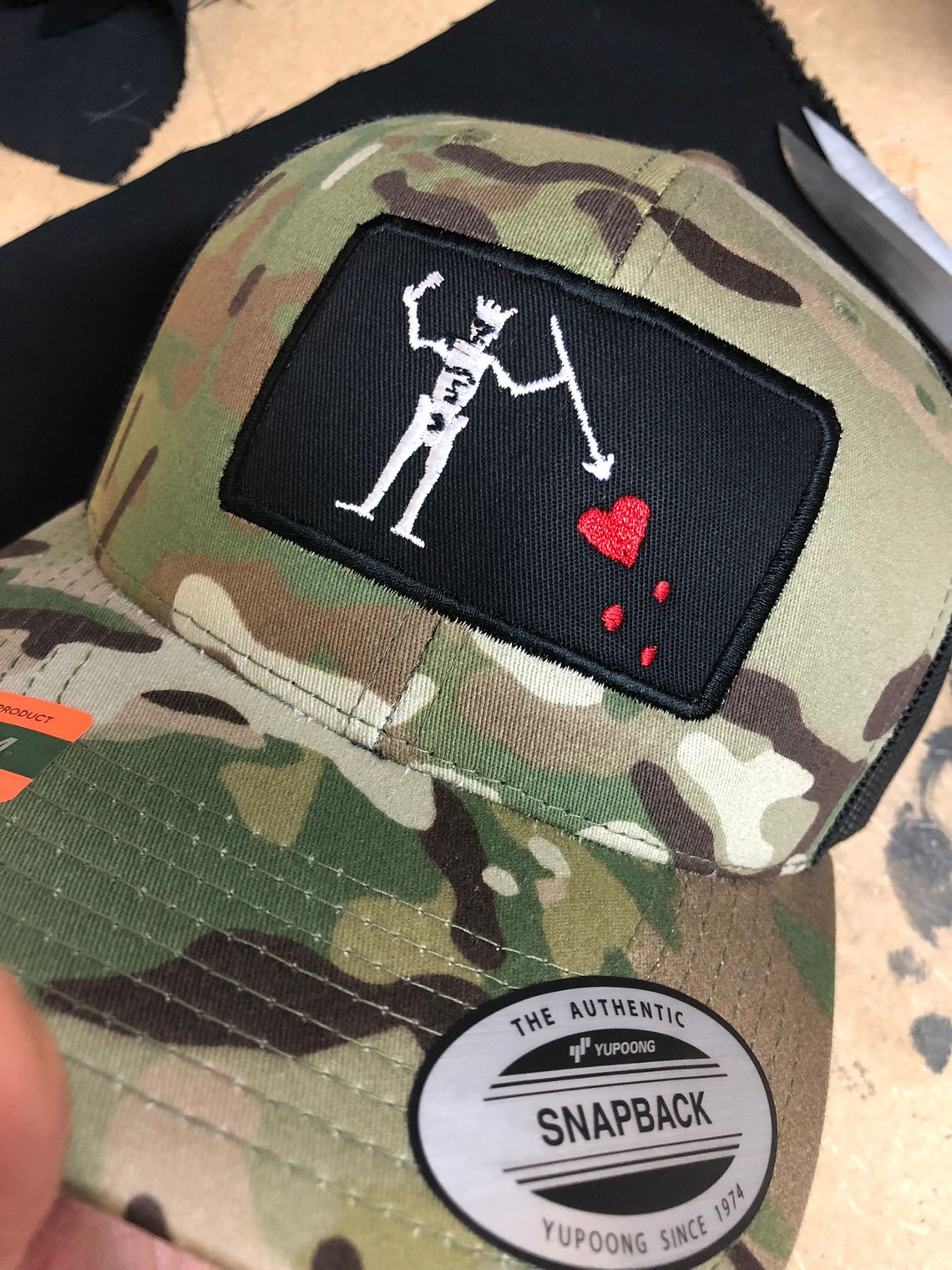 Blackbeard Flag Baseball SNAPBACK CAP HAT Official Licensed - Etsy