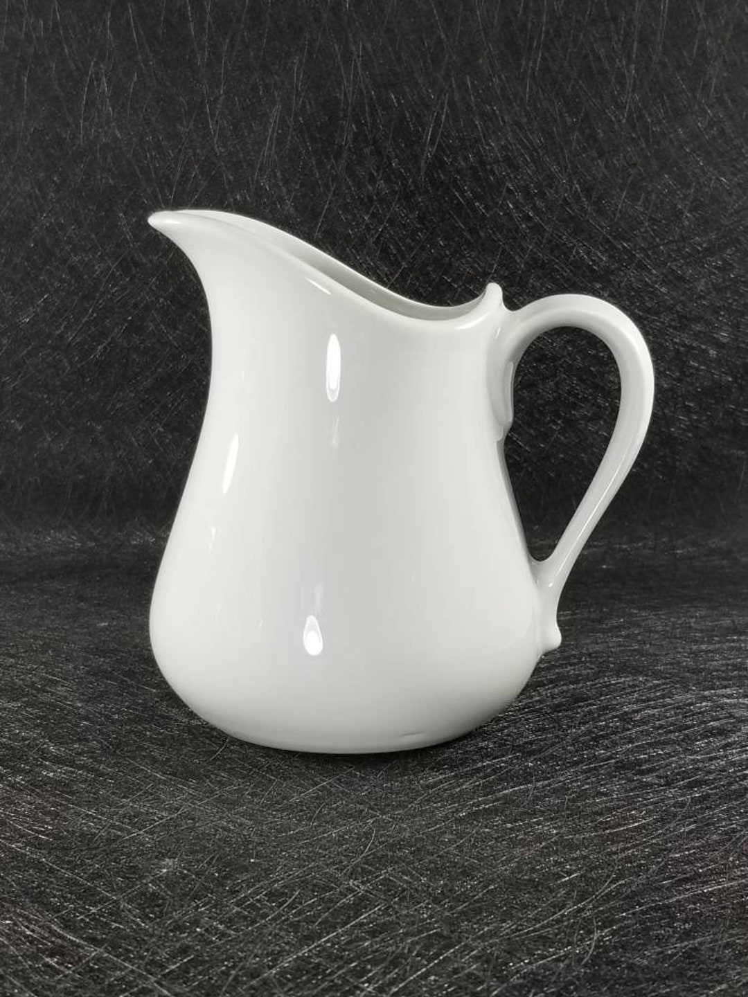 Vintage Apilco Bistro France White Creamer Milk Jug - Etsy