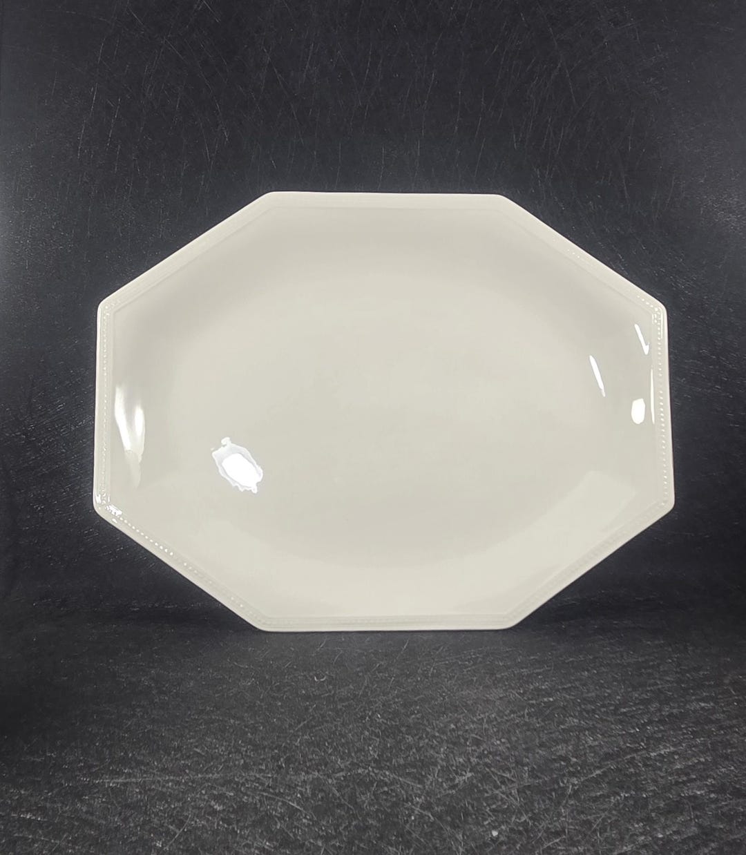 Vintage Johnson Bros Heritage White Ironstone Oval Serving Platter 13 ...