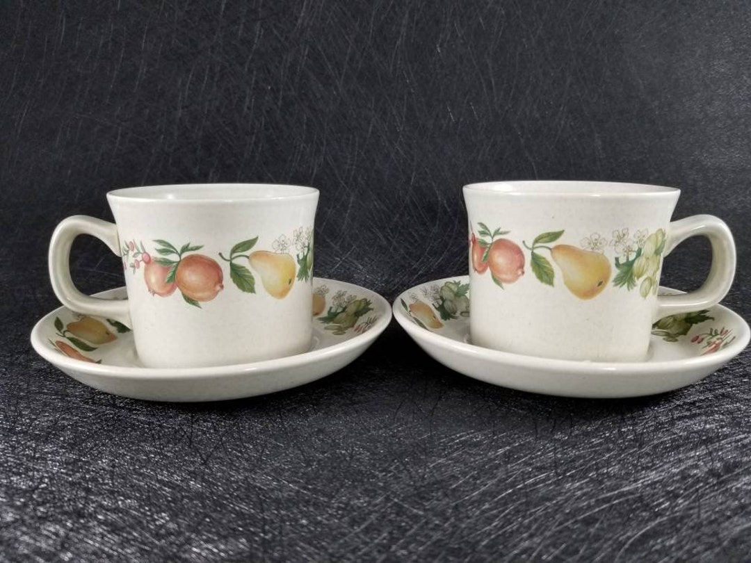 Set of 2 Wedgwood Quince Cup and Saucer England - Etsy