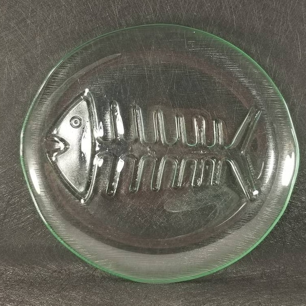 Recycled Glass Plate - Etsy