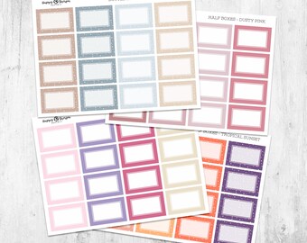 Skinny Labels 36 Functional Planner Stickers Color Palette | Etsy