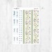 Meadow - Gold Foil - Planner Sticker Kit (5 Sheets) - for Standard ...