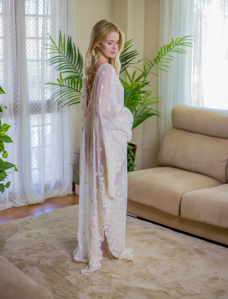 Wedding Lingerie Ivory Bridal Lingerie Ivory Robe - Etsy