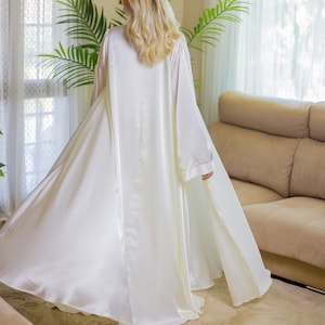 Wedding Night Lingerie, Bridal Satin Robe, Wedding Lingerie, Satin ...