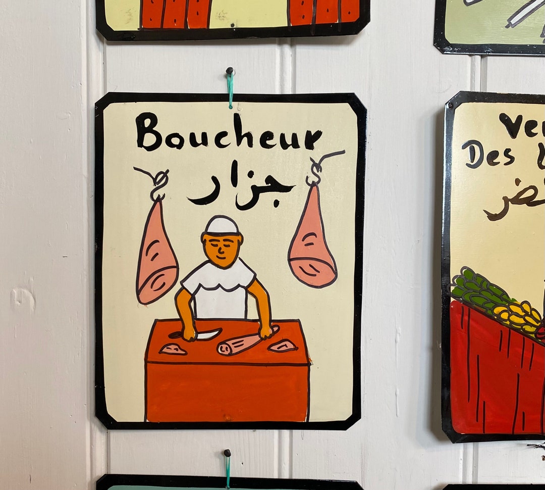 Hand Painted Occupation Sign, Morocco - Etsy