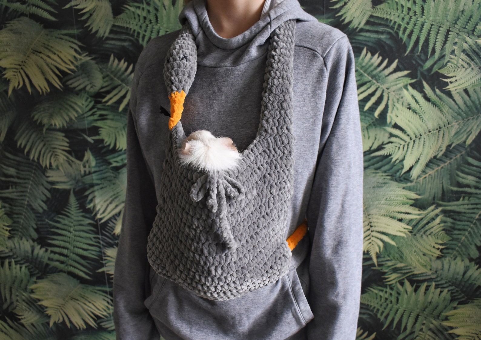 Gray Goose Carrier for Guinea Pig - Small Pet Soft Cozy Bonding Bag - Etsy