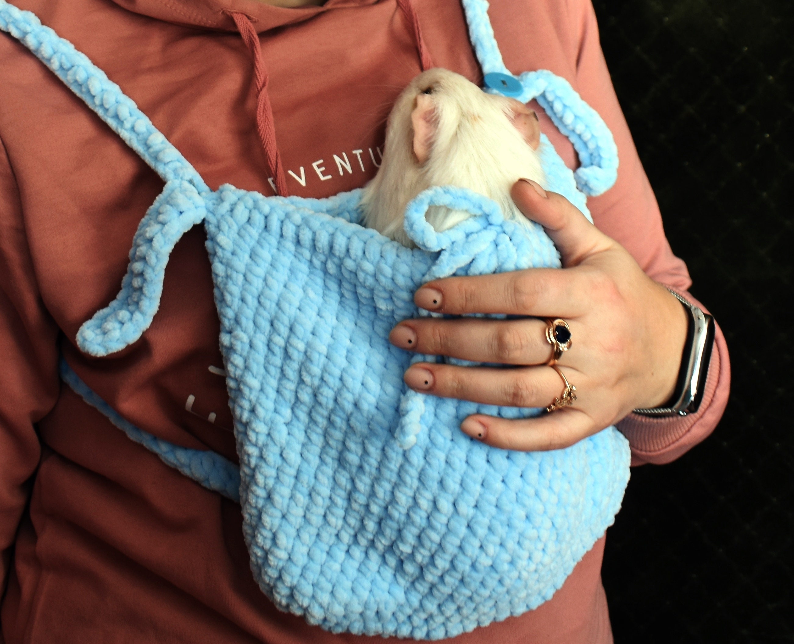 Guinea Pig Sky Blue Carrier Small Pet Soft Cozy Carrier | Etsy