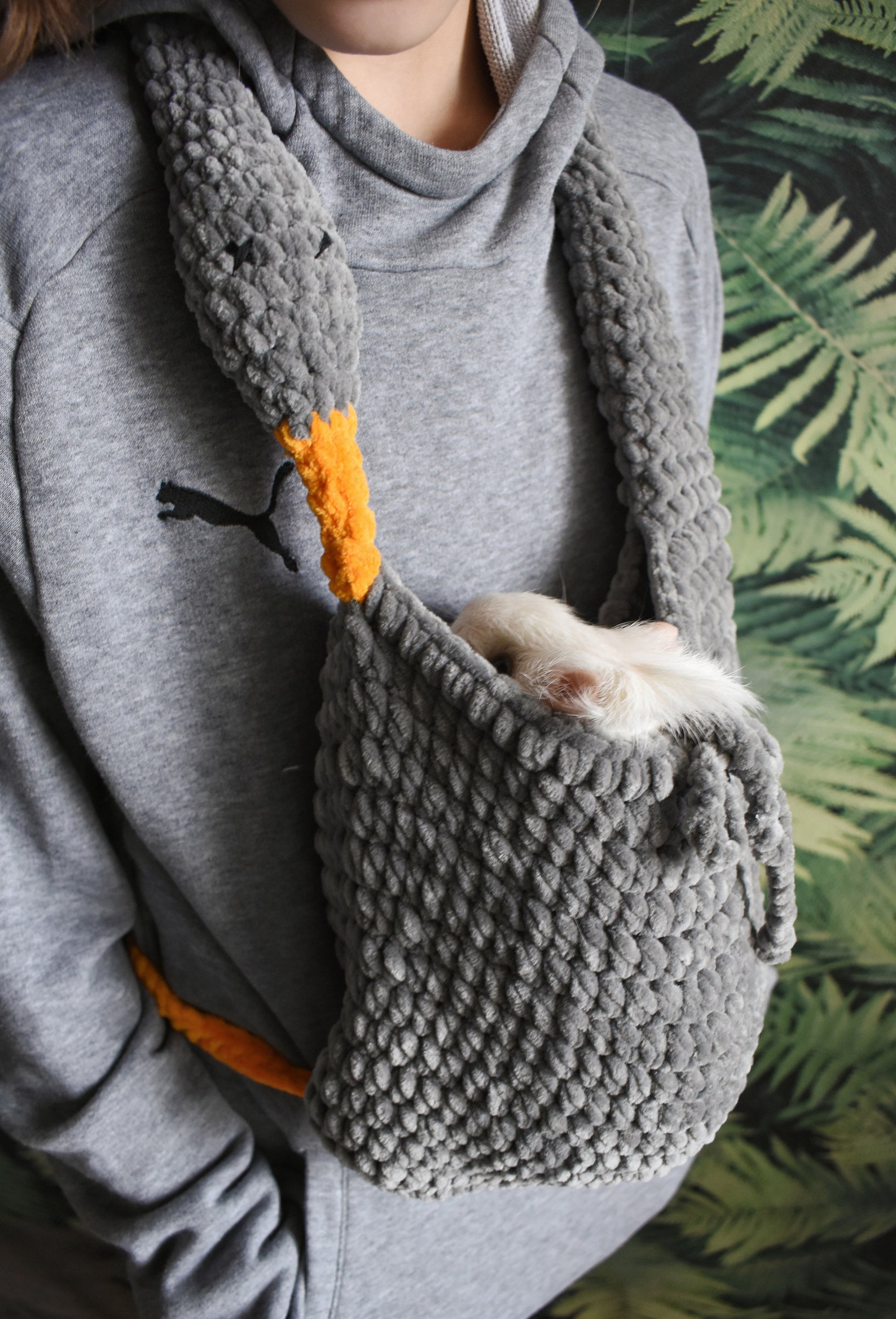 Gray Goose Carrier for Guinea Pig - Small Pet Soft Cozy Bonding Bag - Etsy