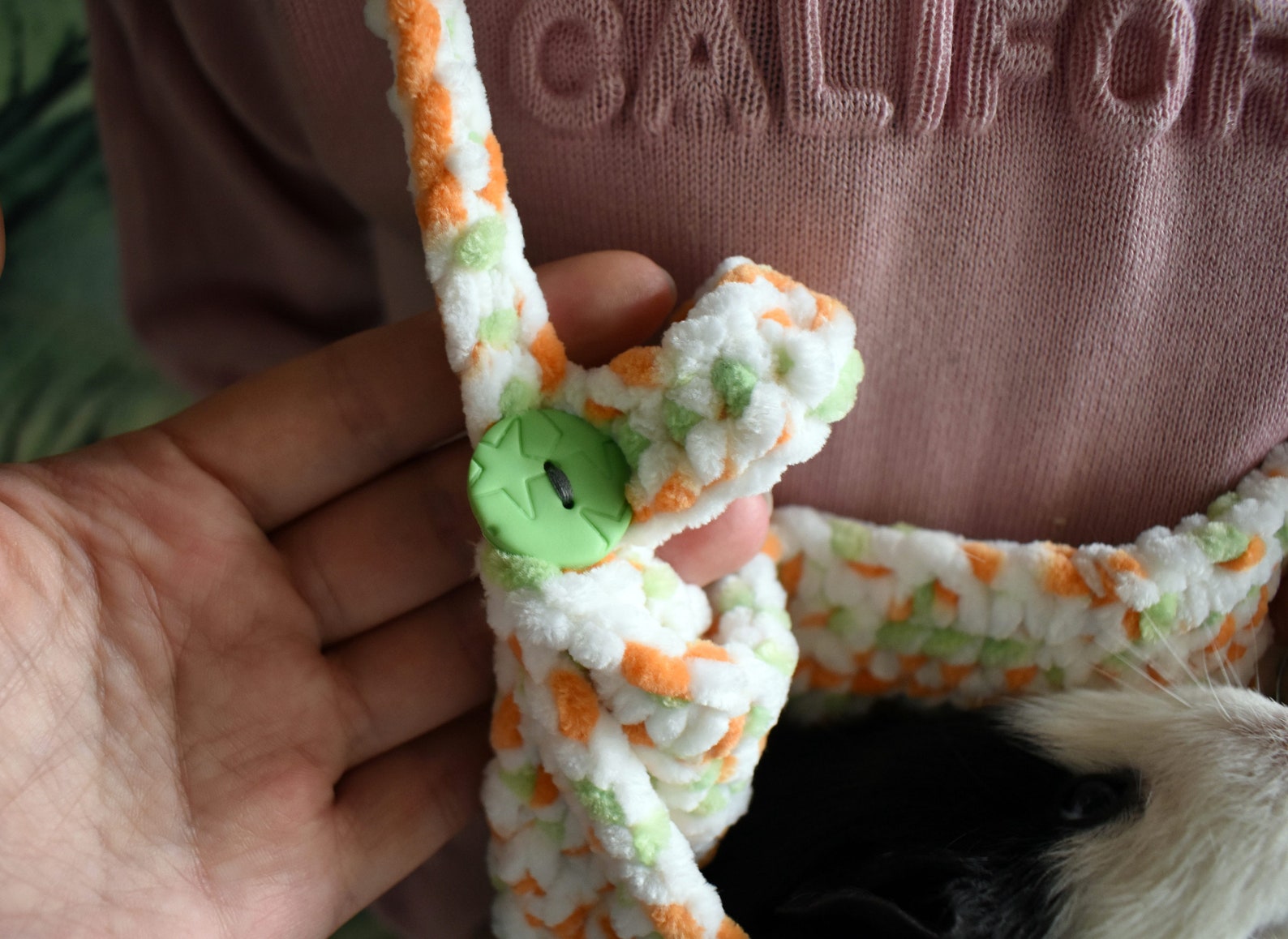 Guinea Pig Multicolor Carrier With Carrot - Small Pet Soft Cozy Carrier ...