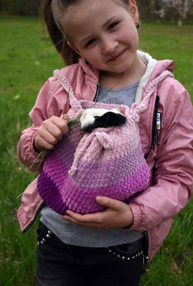 Guinea Pig Purple Carrier. Small Pet Soft Cozy Carrier. - Etsy