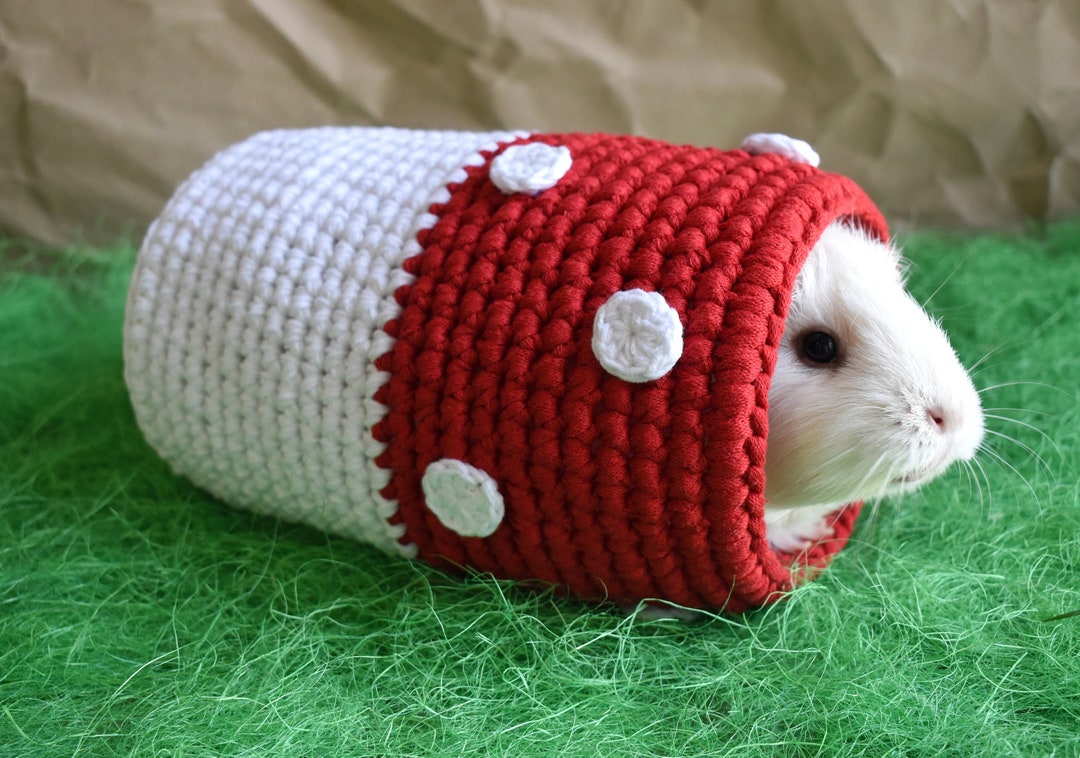 Guinea Pig Mushroom Tunnel, Funny Pet Accessories in Cage, Unique Gift ...