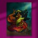 Queen Atargatis Glossy Print - Sad Mermaid Wall Art - Indian Mythology ...