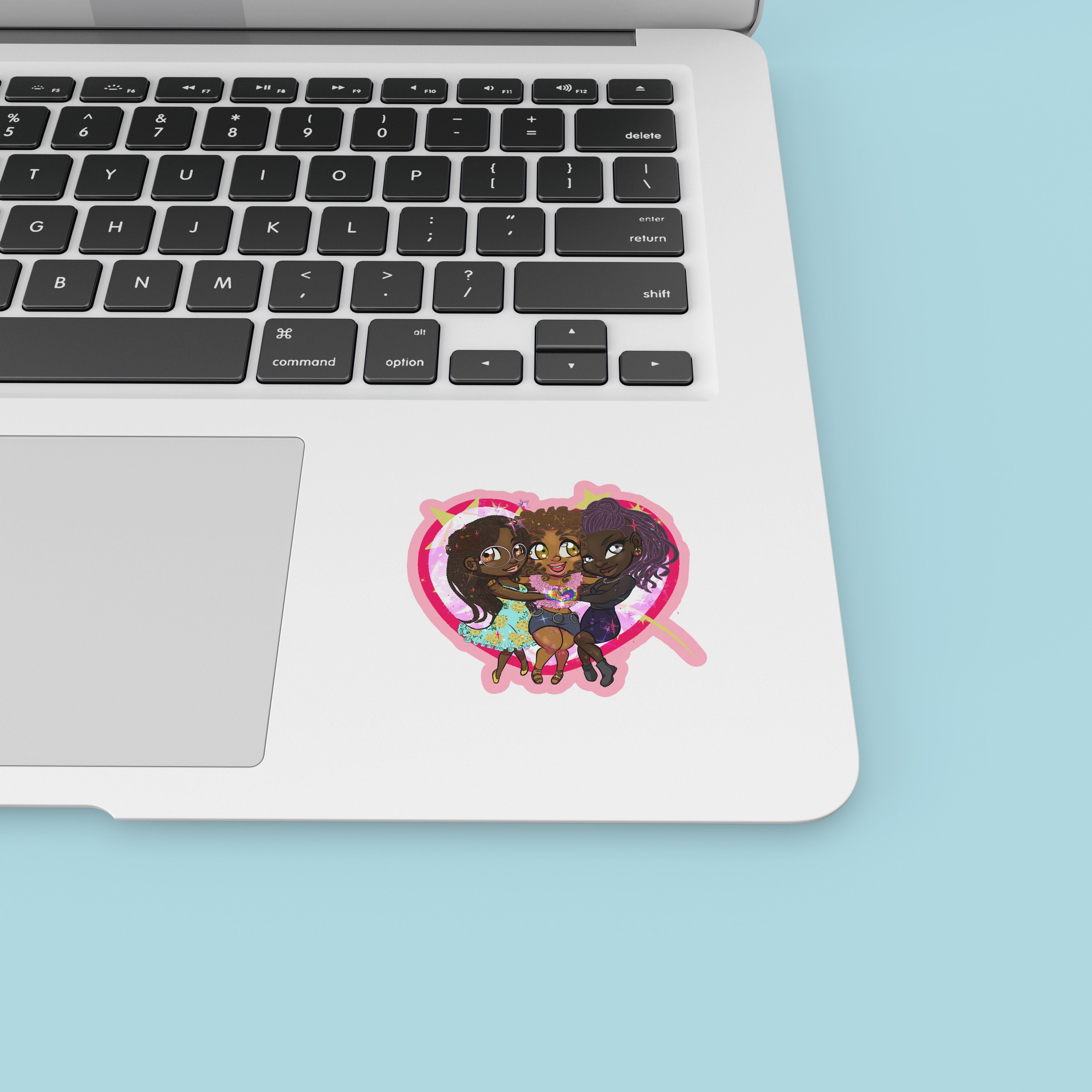 Best Friends Vinyl Sticker Black Girl Magic African - Etsy