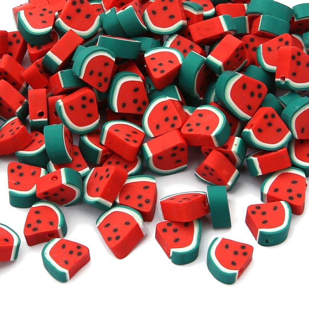 Watermelon Polymer Fimo Beads Palestine, Free Palestine Beads ...