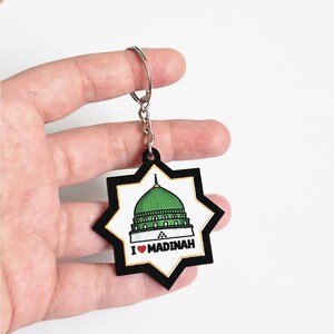 To Haram Makkah Madinah Keychain Set, Gift for Umrah Hajj, Kabaah ...