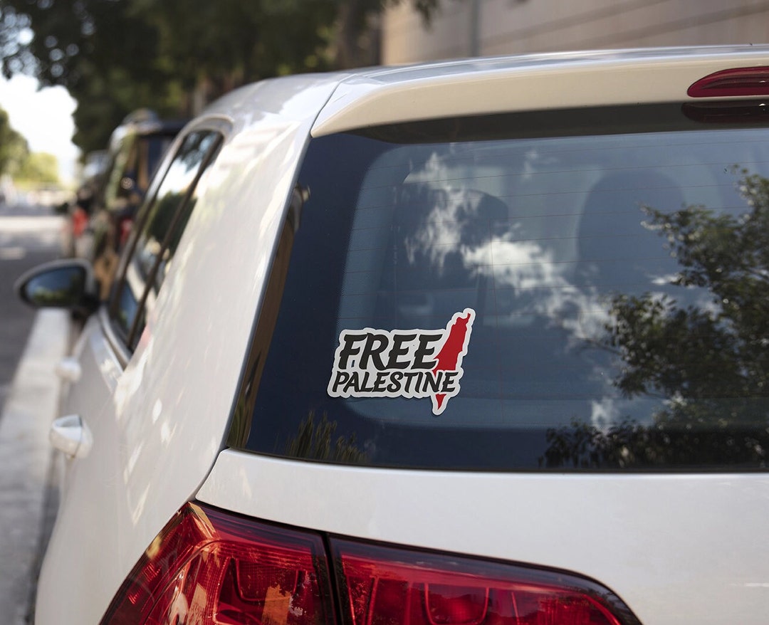 Palestine Car Sticker Palestinian Flag Sticker Transparent High Quality ...