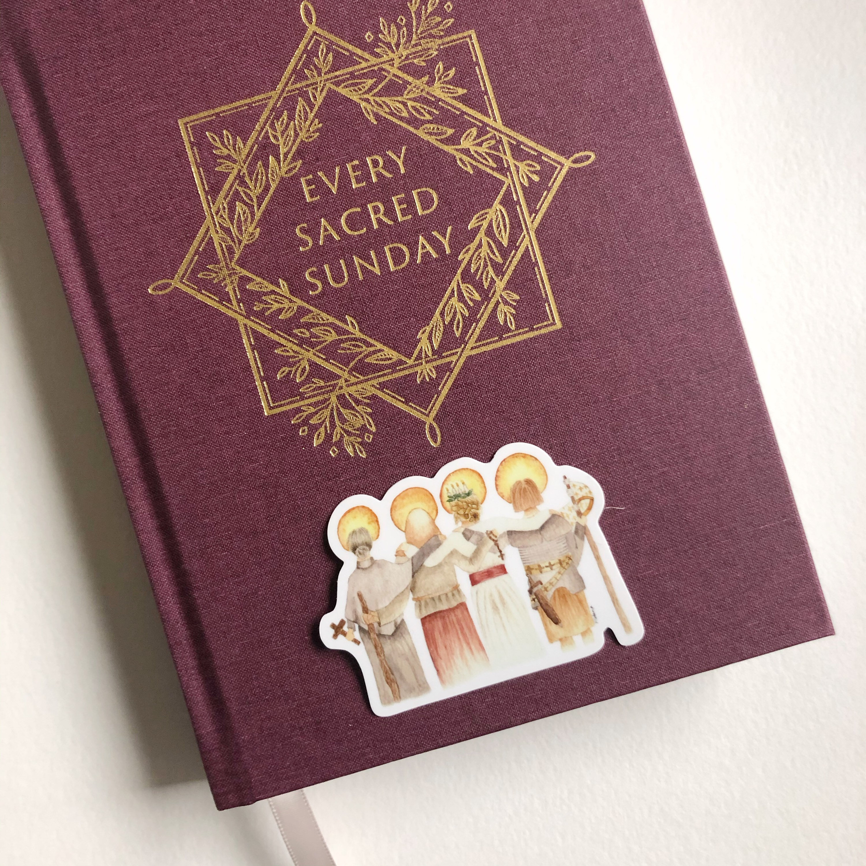 Craft Supplies & Tools Female Saint Sticker Sheet Stickers etna.com.pe