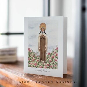 Saint Therese of Lisieux / Print / Greeting Cards / Catholic ...