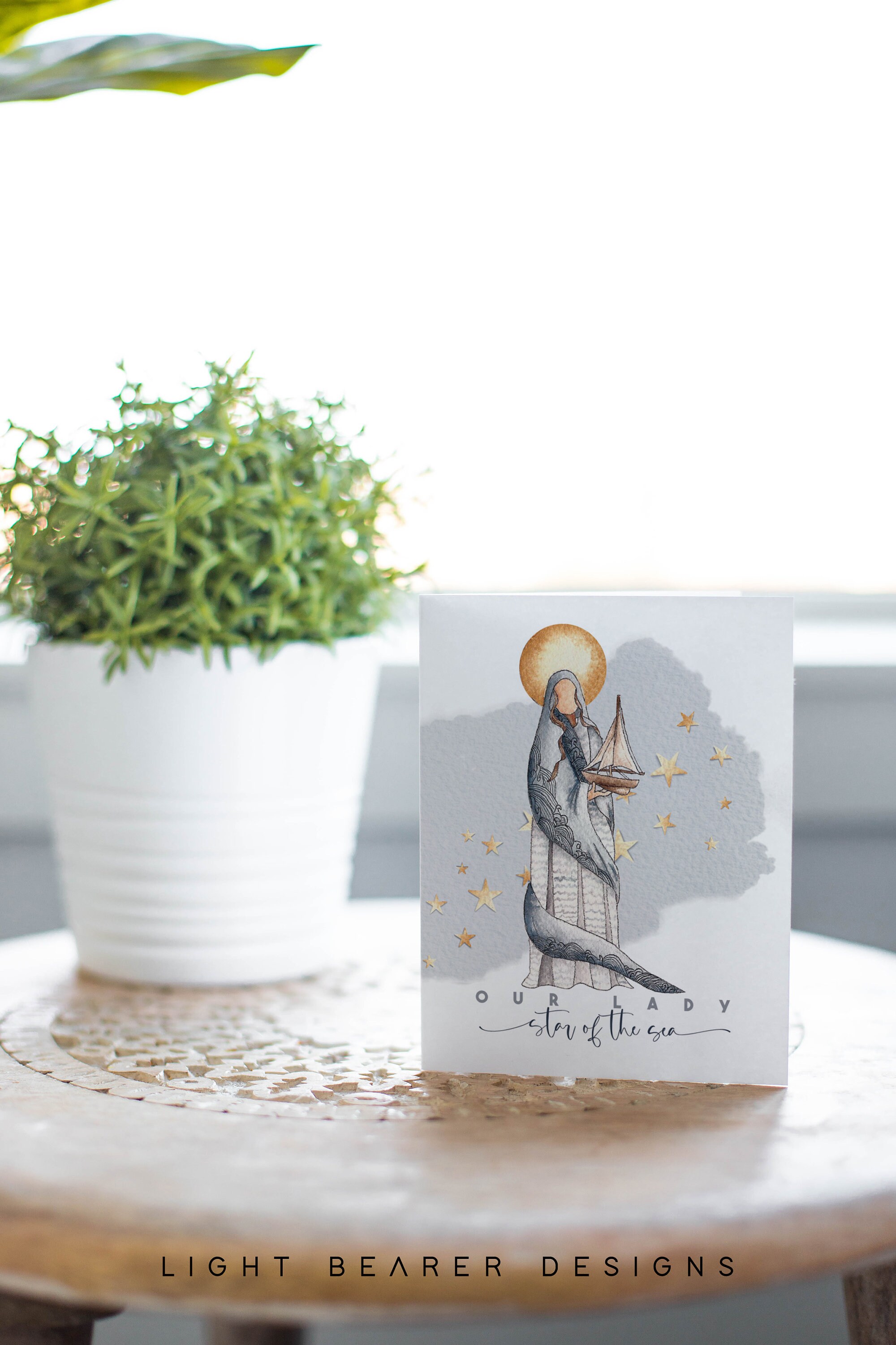 Our Lady Star of the Sea / Stella Maris / Greeting Card / - Etsy