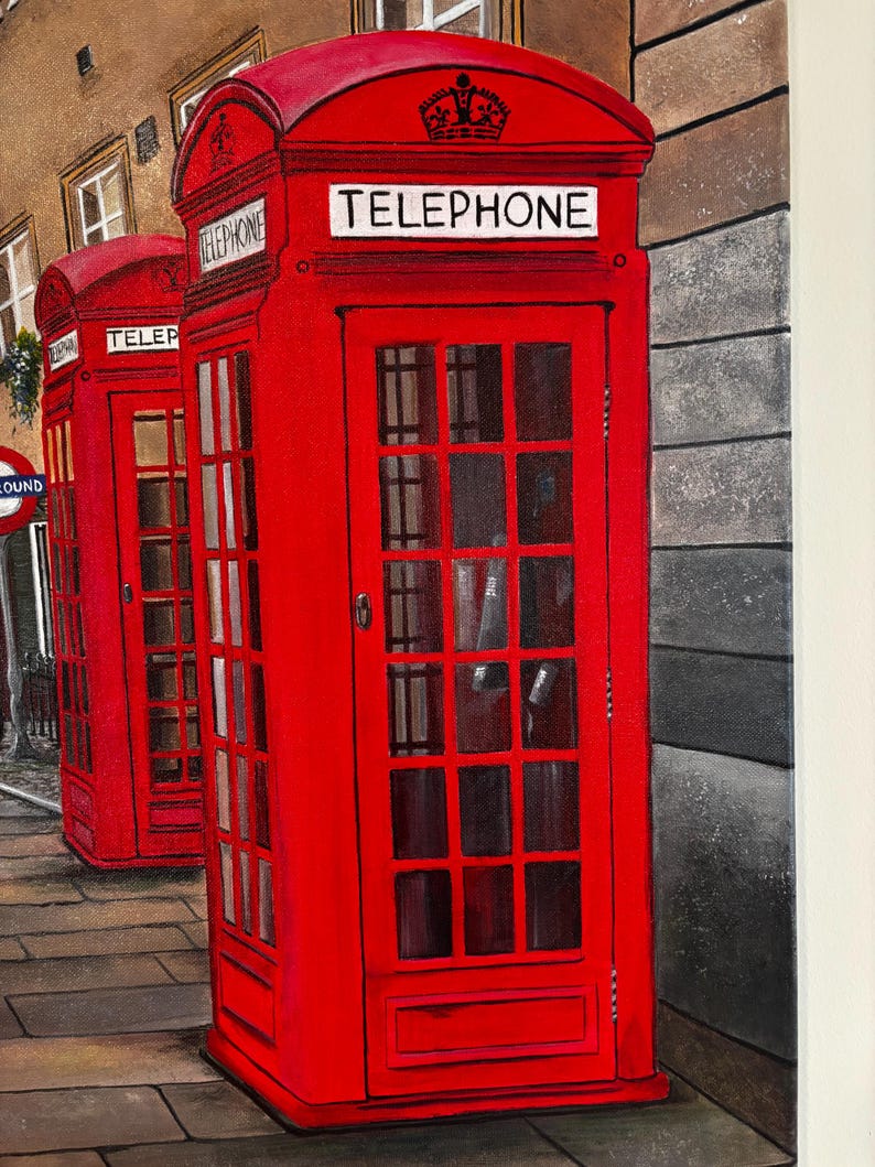 Red Phone Booth's - Etsy