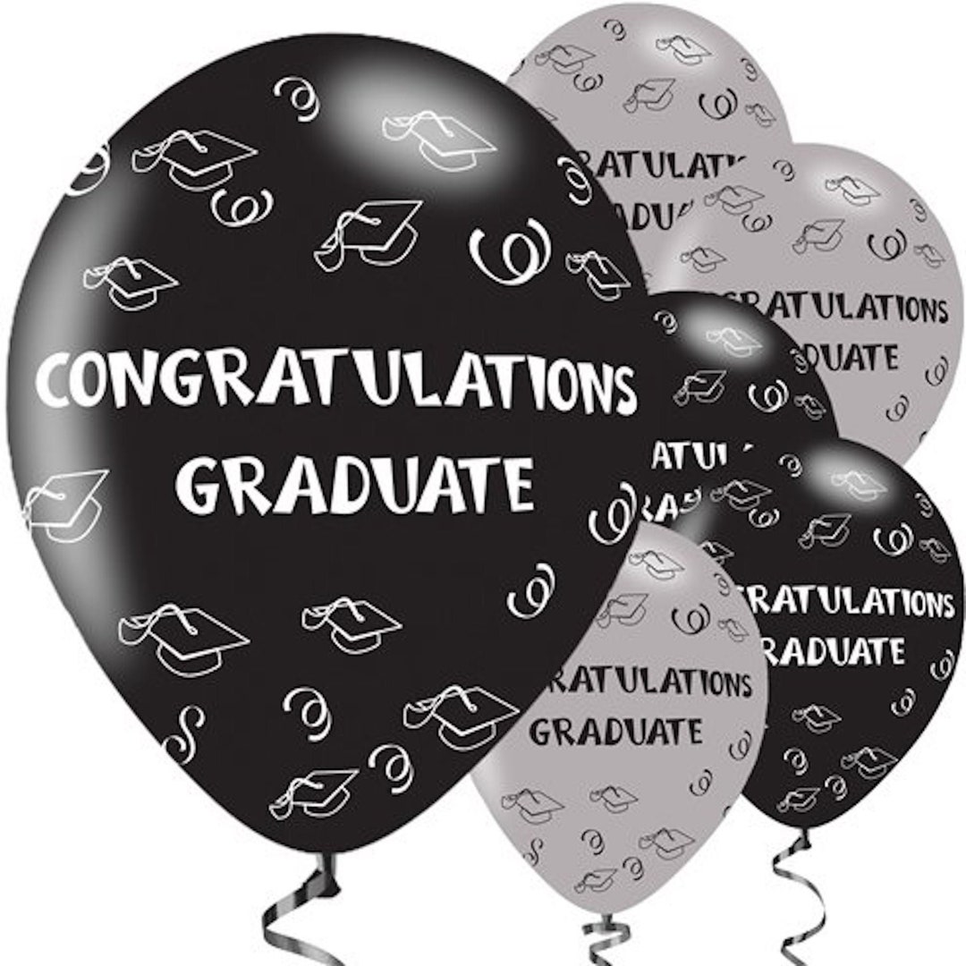 Graduation Balloons Graduation Cap Decorations Graduation - Etsy