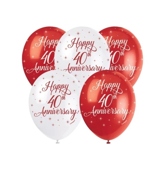 Ruby Anniversary Decorations 40th Ruby Wedding Decorations Ruby