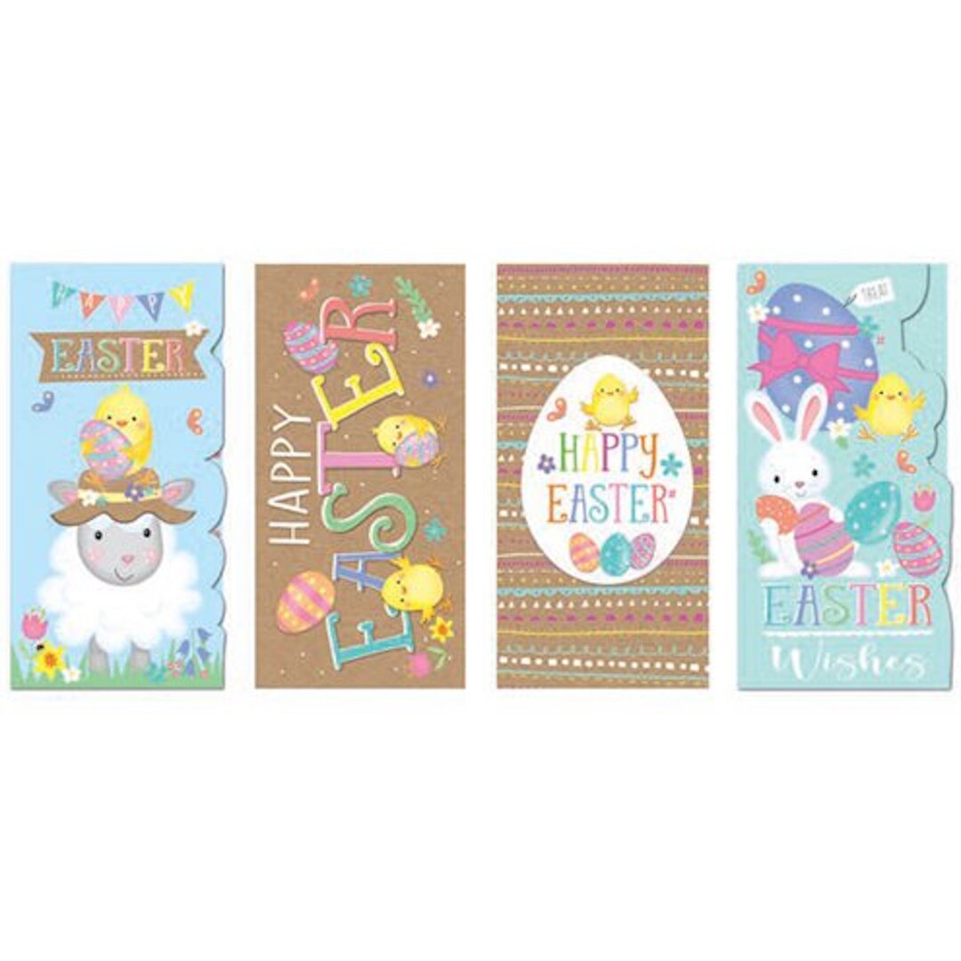 Easter Money Wallets 4 Pack, Easter Money Envelopes, Easter Money Cards ...