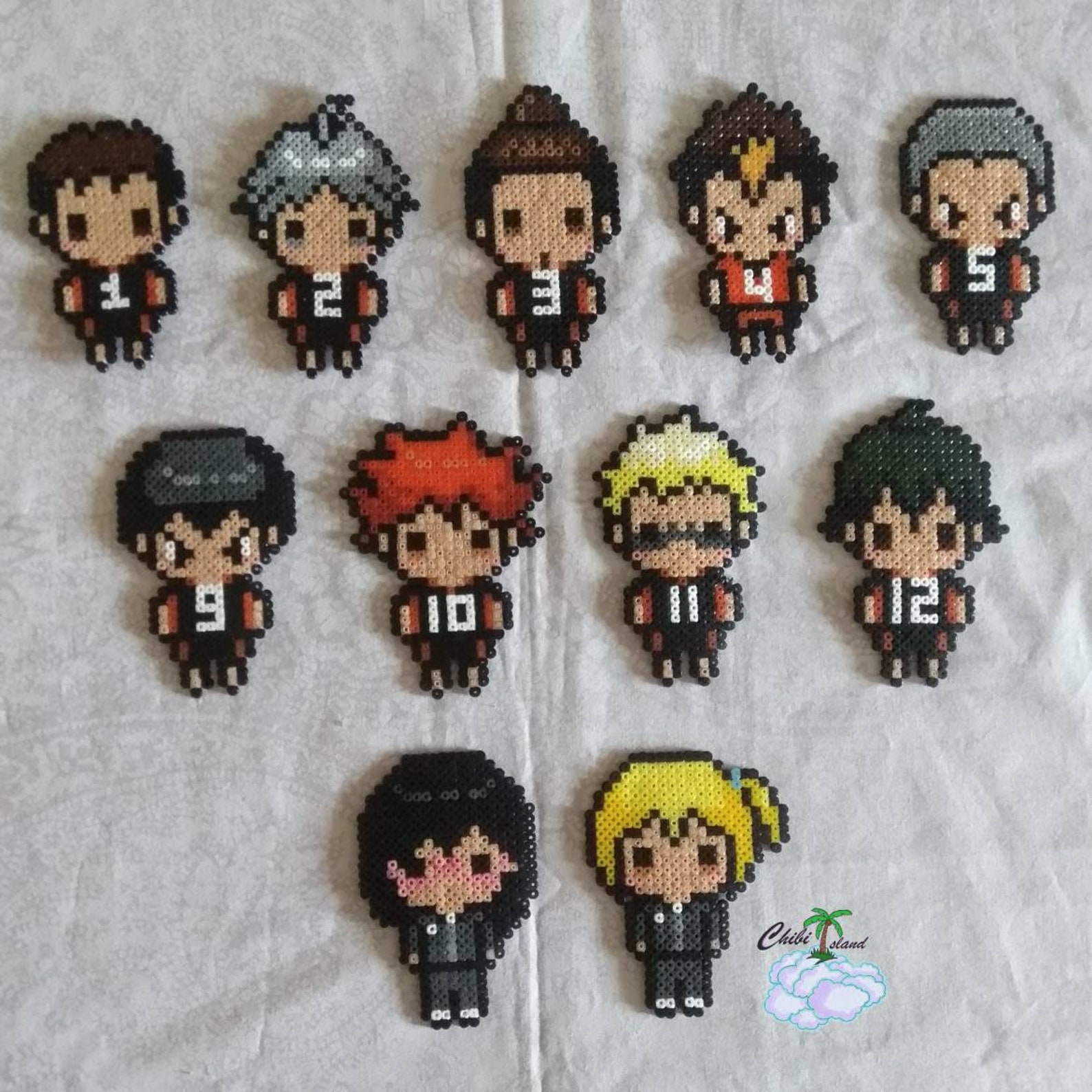 Haikyuu Pixel Art Perler Beads Etsy 037