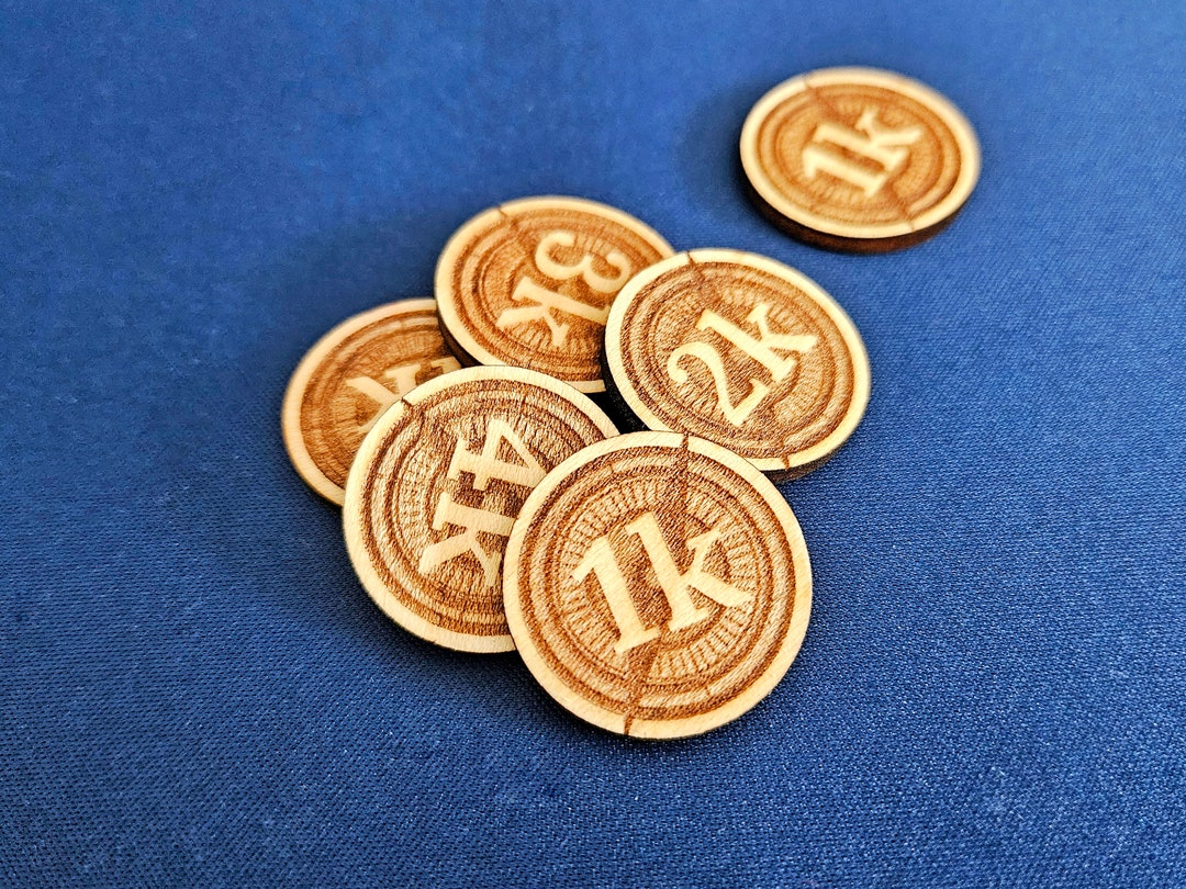One Piece TCG Tokens Counters | Dual Sided | Wood | 3mm - Etsy