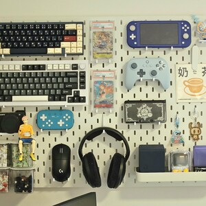 Keychain Hook Holder | IKEA SKÅDIS or UPPSPEL Pegboard Accessory | 3D ...