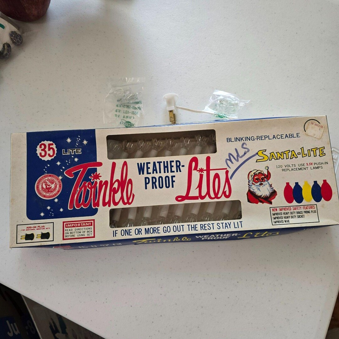 NIB Vintage Twinkle Lites 35 Count Works - Etsy