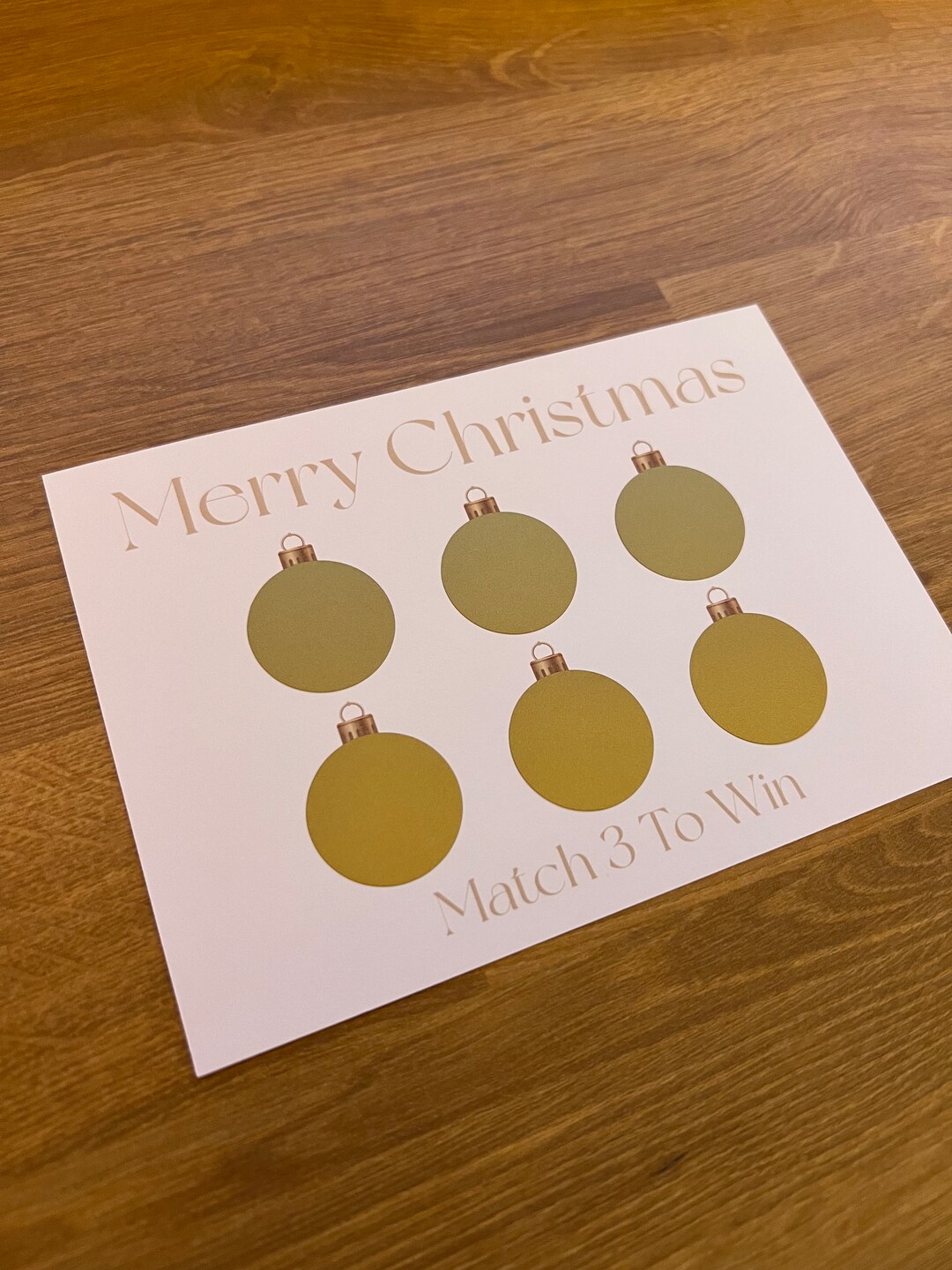 Christmas Surprise Scratch Card | Scratch Card Gift Surprise | Birthday ...