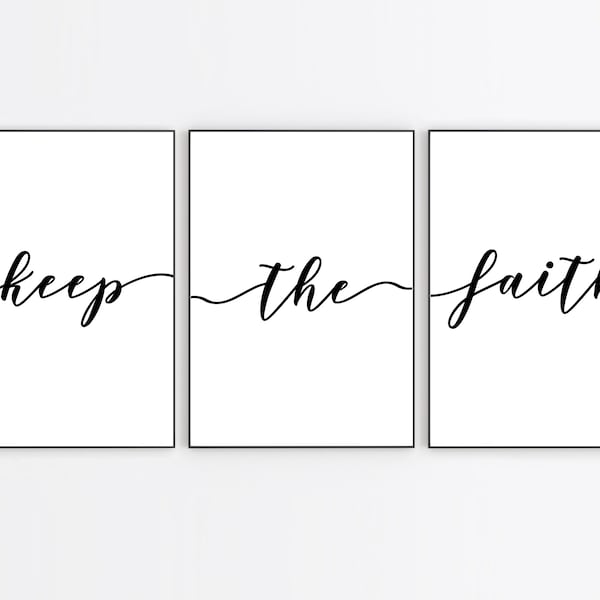 Keep the Faith Sign - Etsy