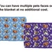 Your Cat on A Blanket,personalized Pet Photo Blanket,custom Cat Face ...