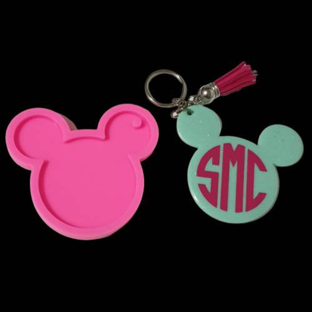 Silicone Mouse Head Keychain Epoxy Keychain Mold - Etsy