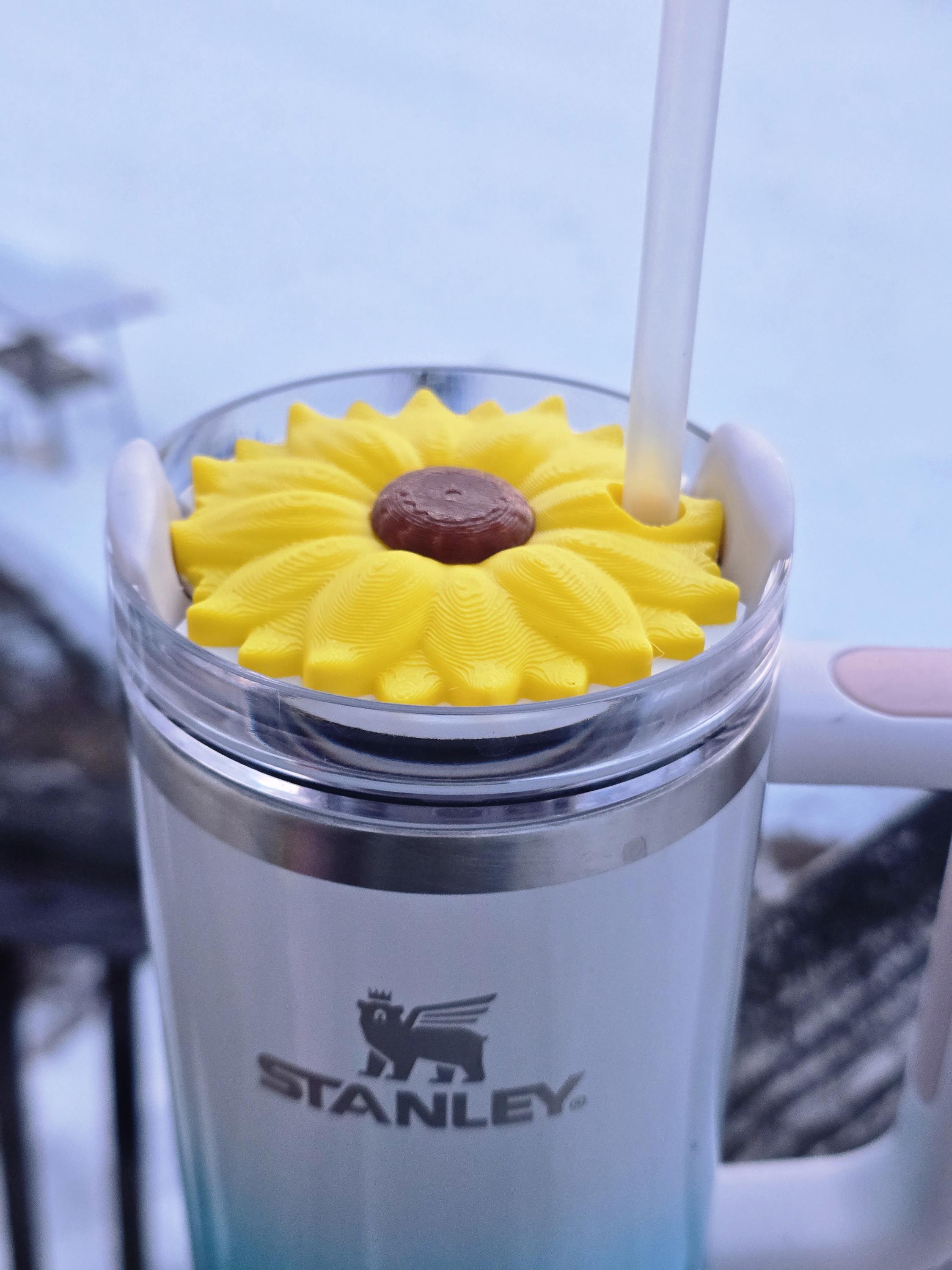 Sunflower Lid Toppers 3d Printer Accessories for Tumbler Stanley ...