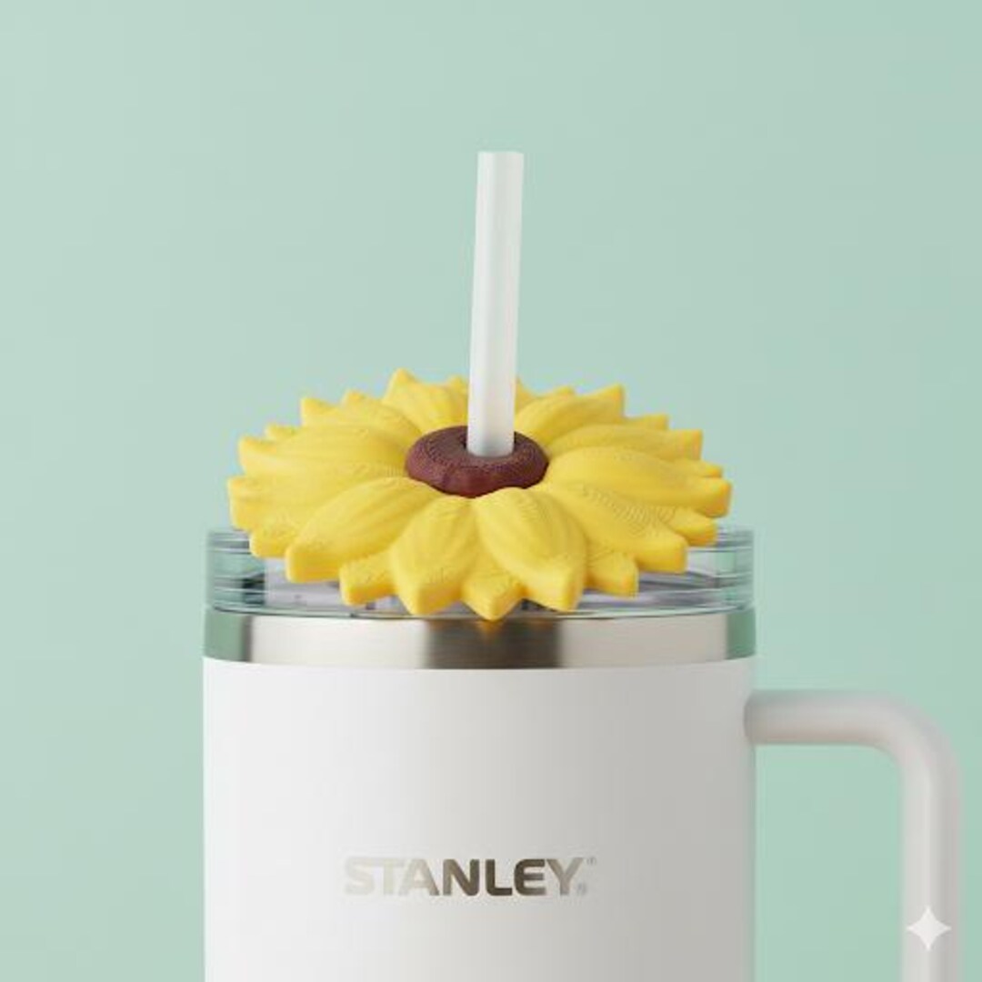 Sunflower Lid Toppers 3d Printer Accessories for Tumbler Stanley ...