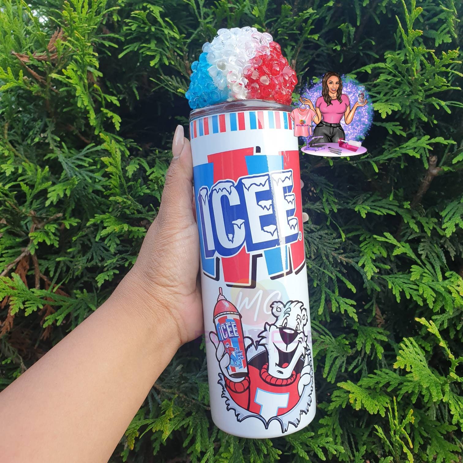 Icee 3d tumbler slushie tumbler sublimation tumbler | Etsy