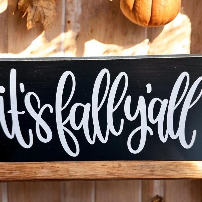 Tall Fall Sign - Etsy