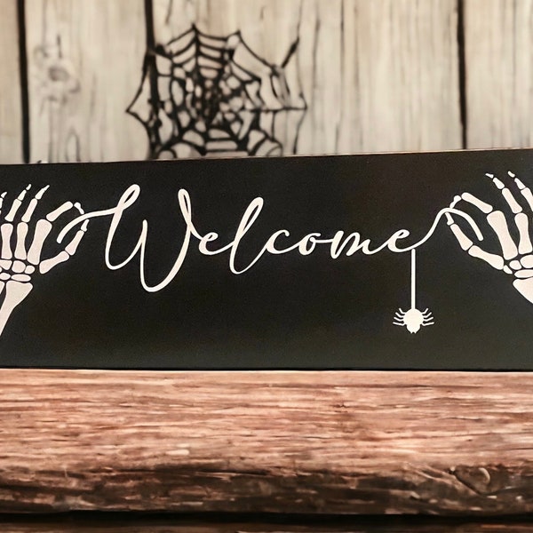 Skeleton Welcome - Etsy