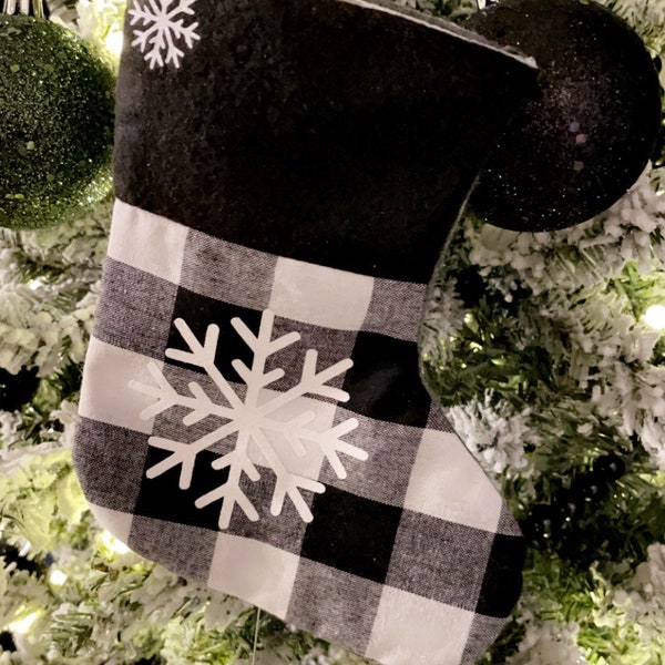 Plaid Stocking - Etsy