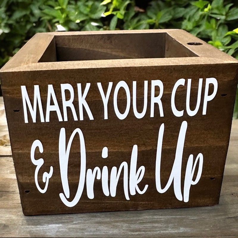 Mark Your Cup and Marker - Etsy