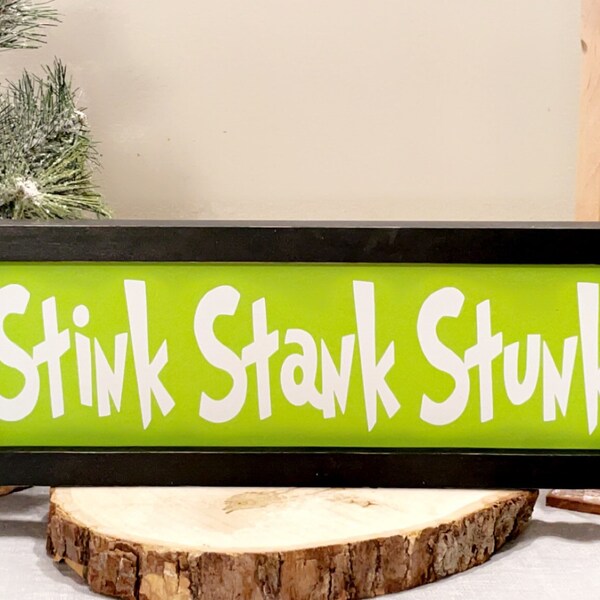 Stink Stank Stunk Sign - Etsy