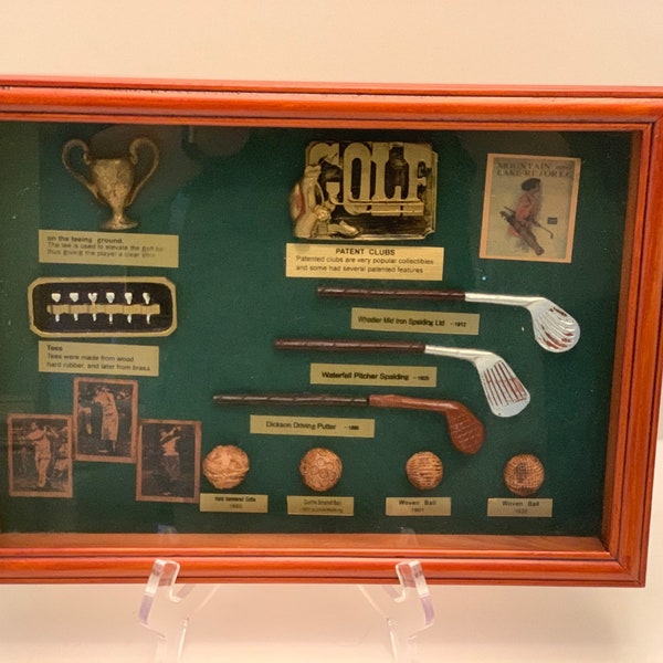 Golf Shadow Box - Etsy