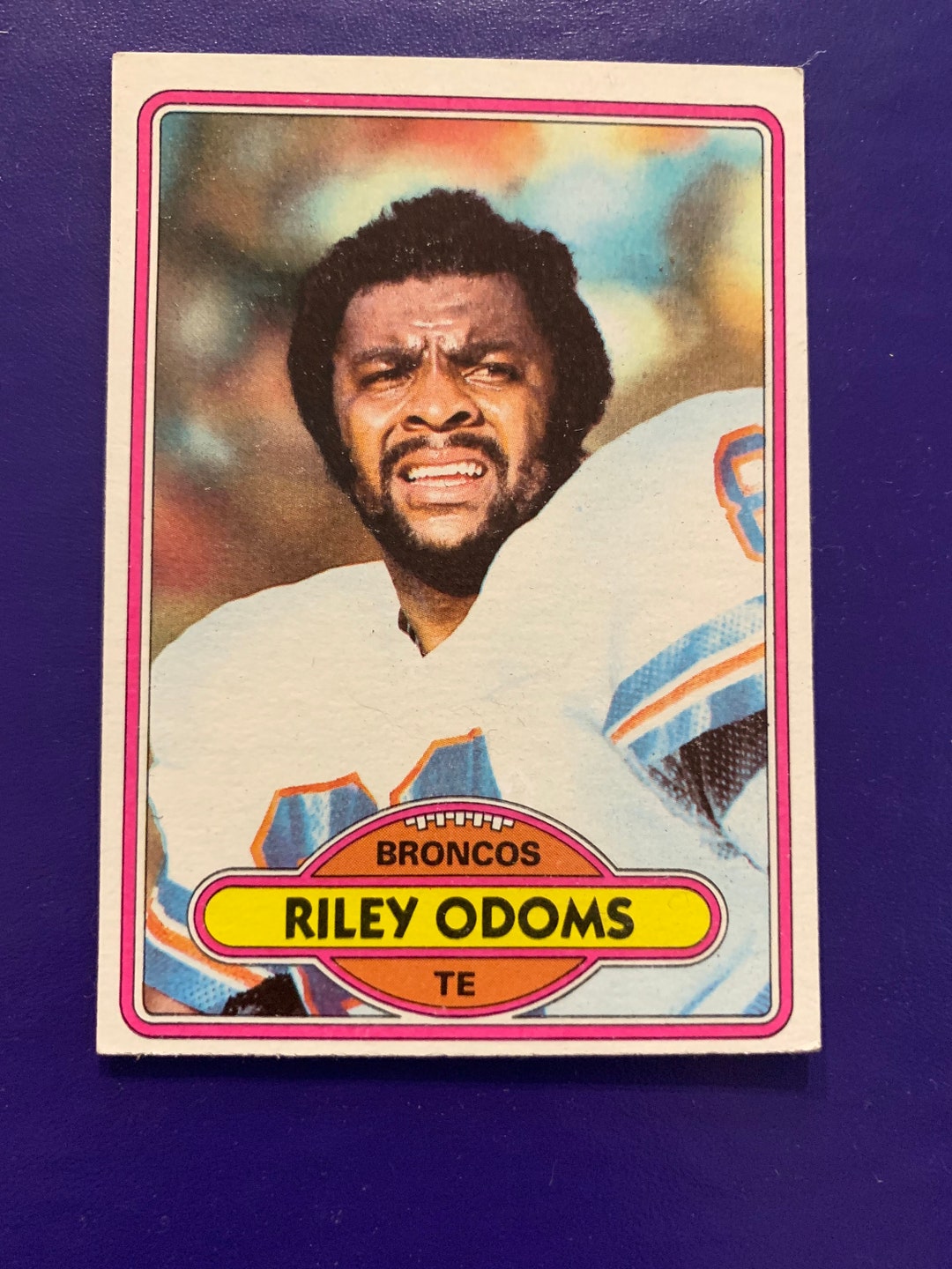 Riley Odoms 1980 Topps Football Card - Etsy