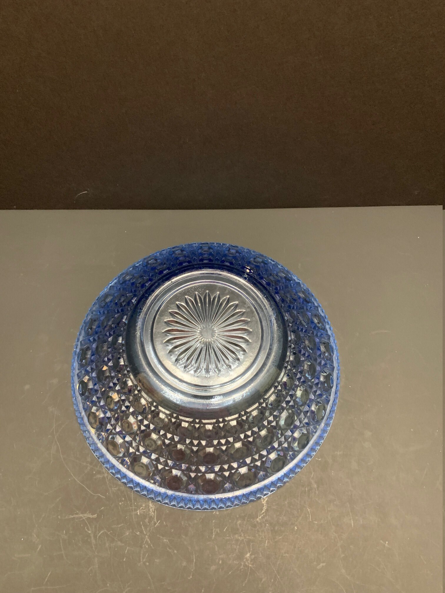 Indiana Glass Depression Glass Windsor Pattern Serving Bowl 10.5 Wide ...