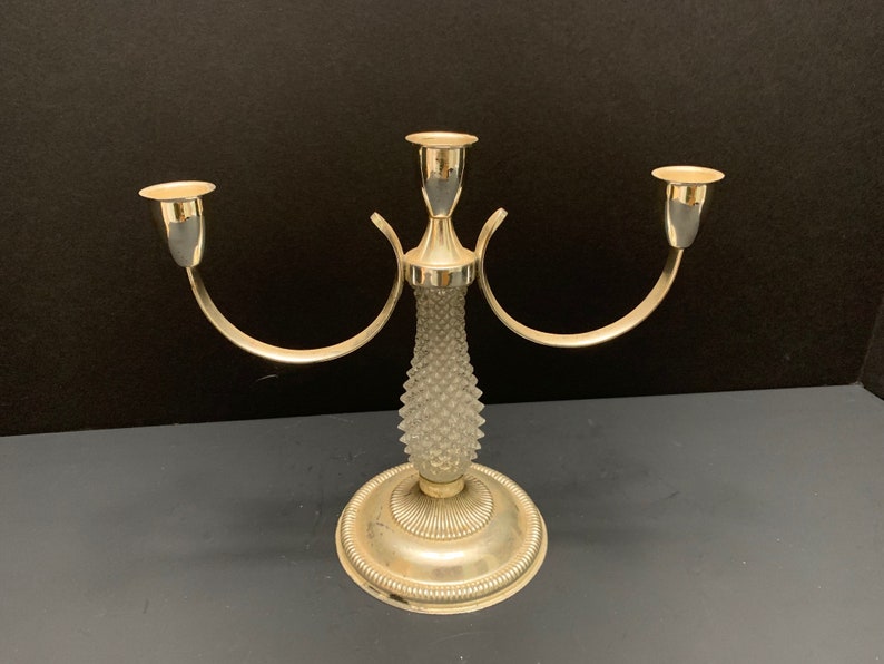 Vintage 3 Arm Candle Holder - Etsy