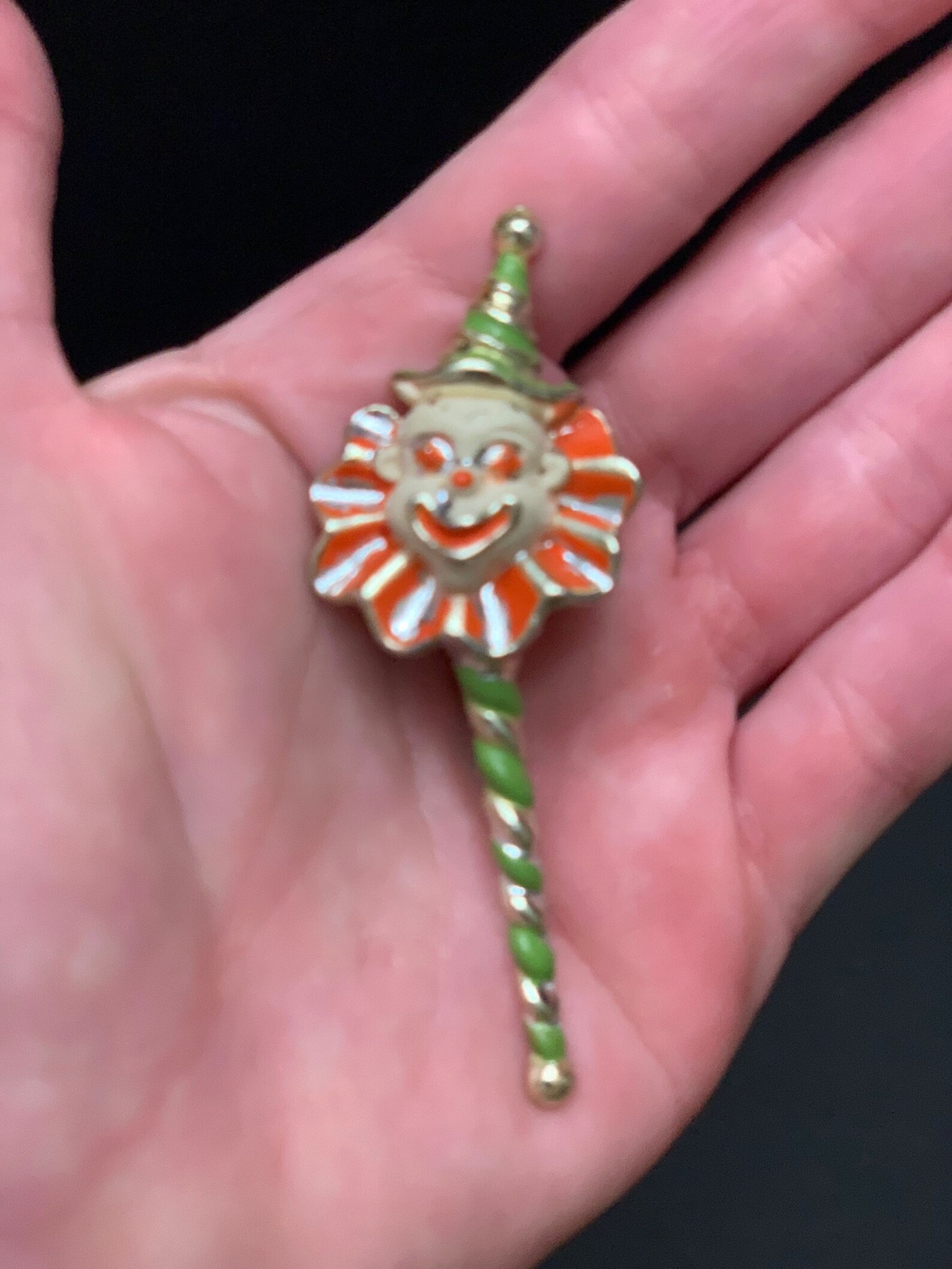 Vintage Clown Pin - Etsy